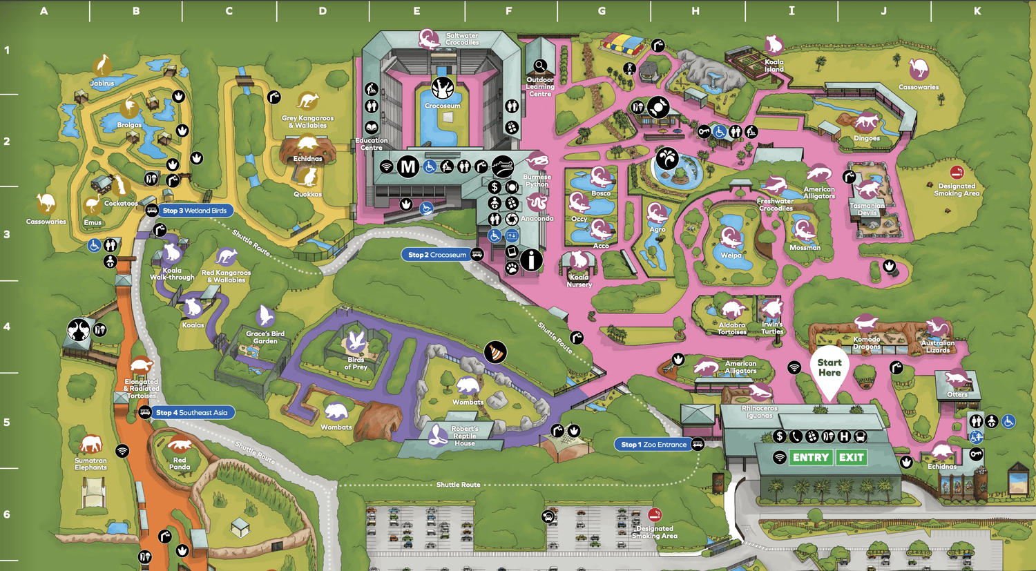 【澳洲動物園推薦】全澳最大Australia Zoo 門票、表演、交通全攻略！鱷魚先生、抱無尾熊、非洲動物 - Journey with Mina